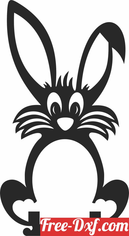 Download rabbit clipart dxf Vz2kK High quality free