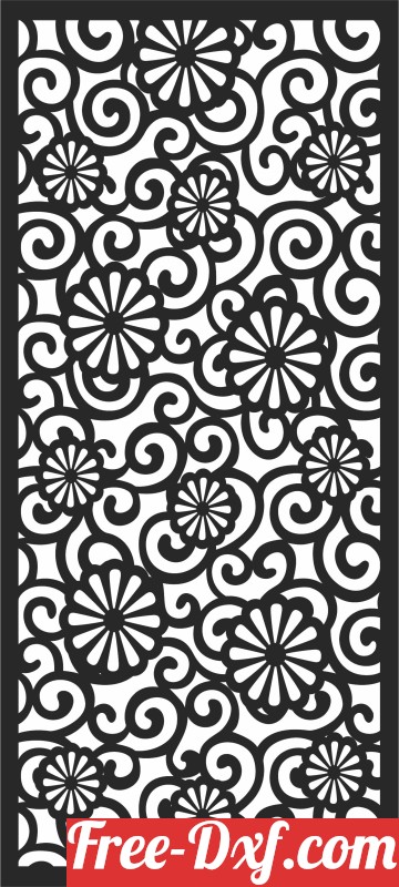 Download Decorative door screen pattern svg W2QpB High quality fr