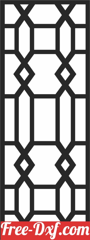 Download DOOR Pattern Decorative XgSlF High quality free Dxf fi