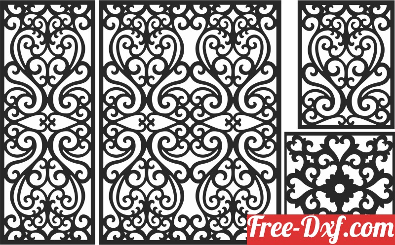 Download door screen WALL Y9AkI High quality free Dxf files,