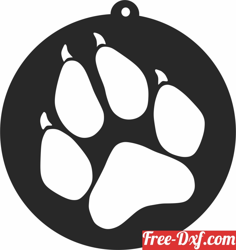 Download dog pat ornaments YEvLX High quality free Dxf files, Svg