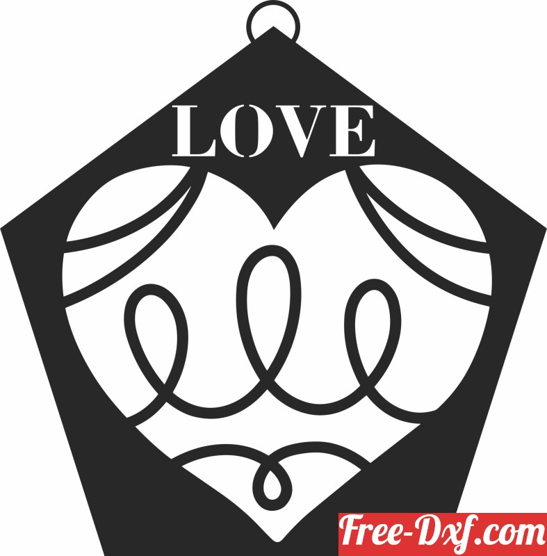 Download Heart wall decor valentines ZjJx1 High quality free Dxf