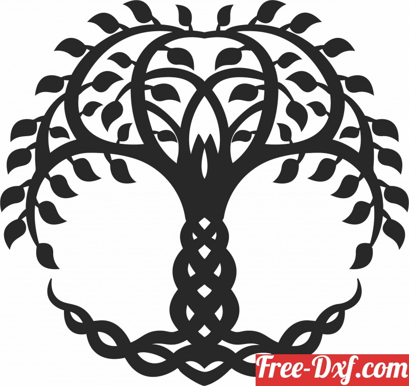 Download tree of life wall decor a8WoX High quality free Dxf file