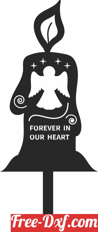 Download angel candle stakes clipart aFzgj High quality free Dxf