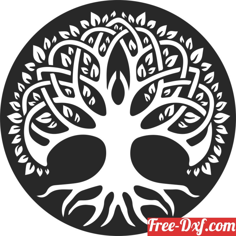 Download tree of life wall decor bVwZa High quality free Dxf file