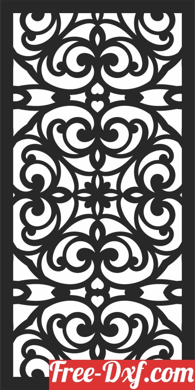 Download screen Door Screen bumLg High quality free Dxf files,