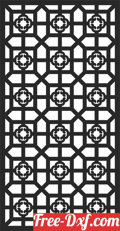 Download Decorative pattern wall Screens Panel for doors svg cIor