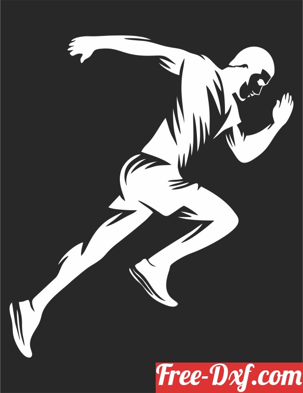 Download running man cliparts cU1Mo High quality free Dxf files,