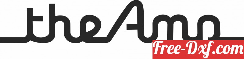 Download TV THEAMP channel logo caU7R High quality free Dxf files