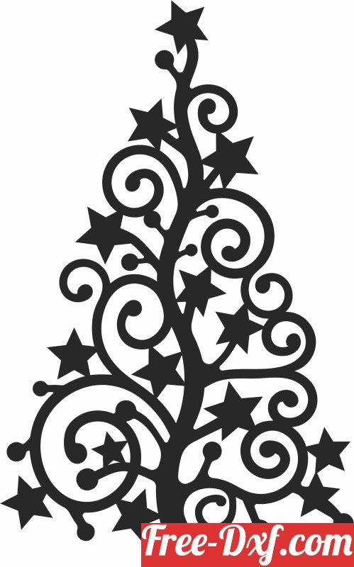 Download christmas tree clipart cy1DI High quality free Dxf files