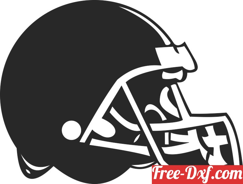 Download nfl helmet dxf eq2Up High quality free