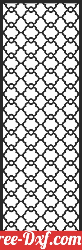 Download Wall Screen decorative Door Pattern dxf euKim High quali