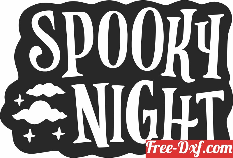 Download spooky night halloween clipart ewwKI High quality free D