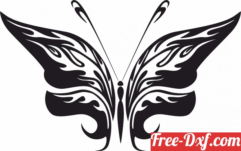 Download Butterfly art decor f0RYm High quality free Dxf files, S