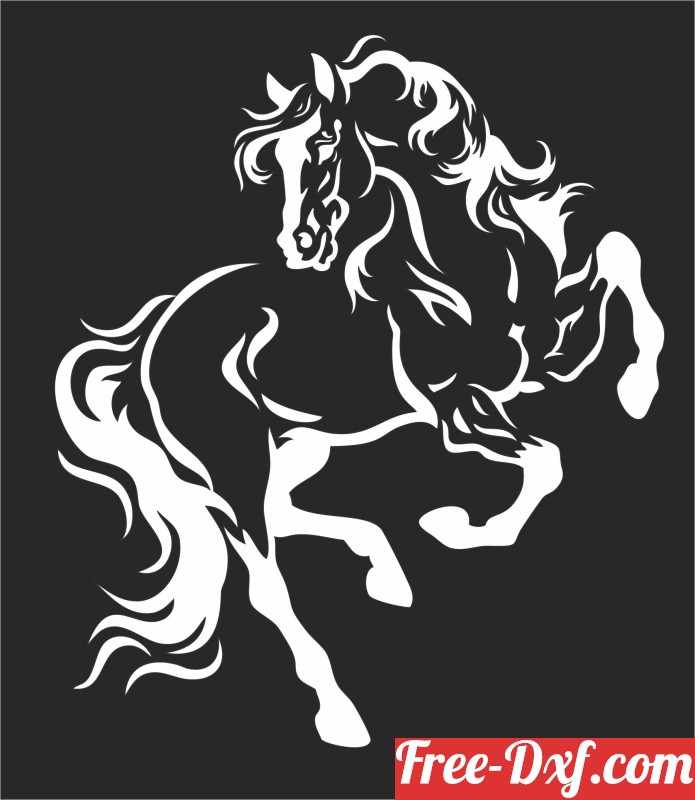 Download horse wall art fx1Eu High quality free Dxf files, Svg, C