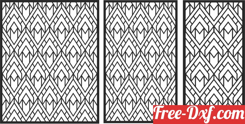 Download DECORATIVE pattern DOOR Wall Decorative Pattern Scr