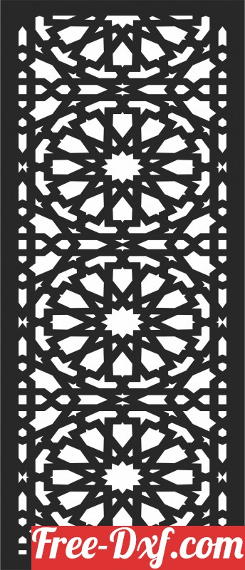 Download SCREEN door PATTERN DOOR gOZsA High quality free Dxf f