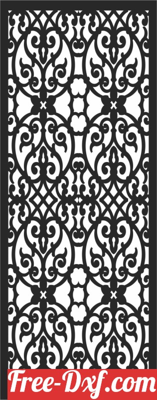 Download screen DECORATIVE Pattern screen DECORATIVE dxf h