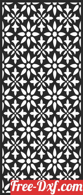 Download Pattern wall PATTERN hVk1N High quality free Dxf files,