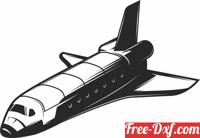 Download Space Shuttle clipart heIzB High quality free Dxf files,