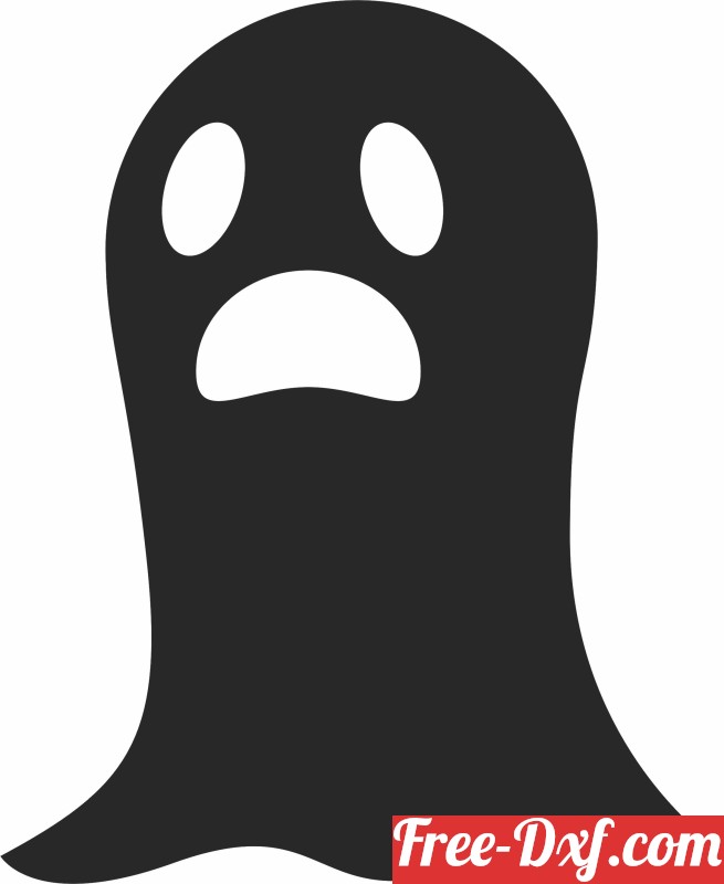 Download Ghost halloween clipart hh5tV High quality free Dxf file
