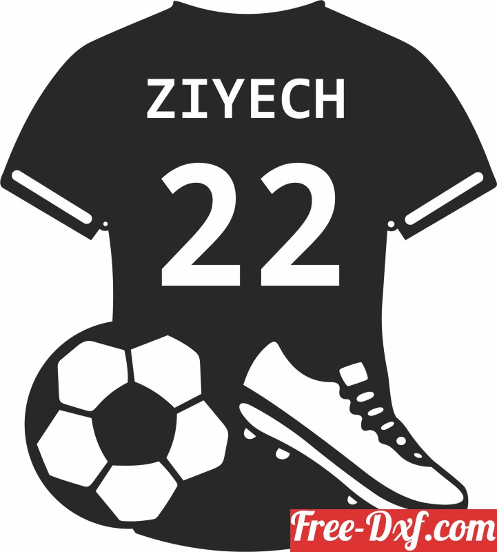 Download Personalized Soccer Jersey monogram decor iHSHG High qua