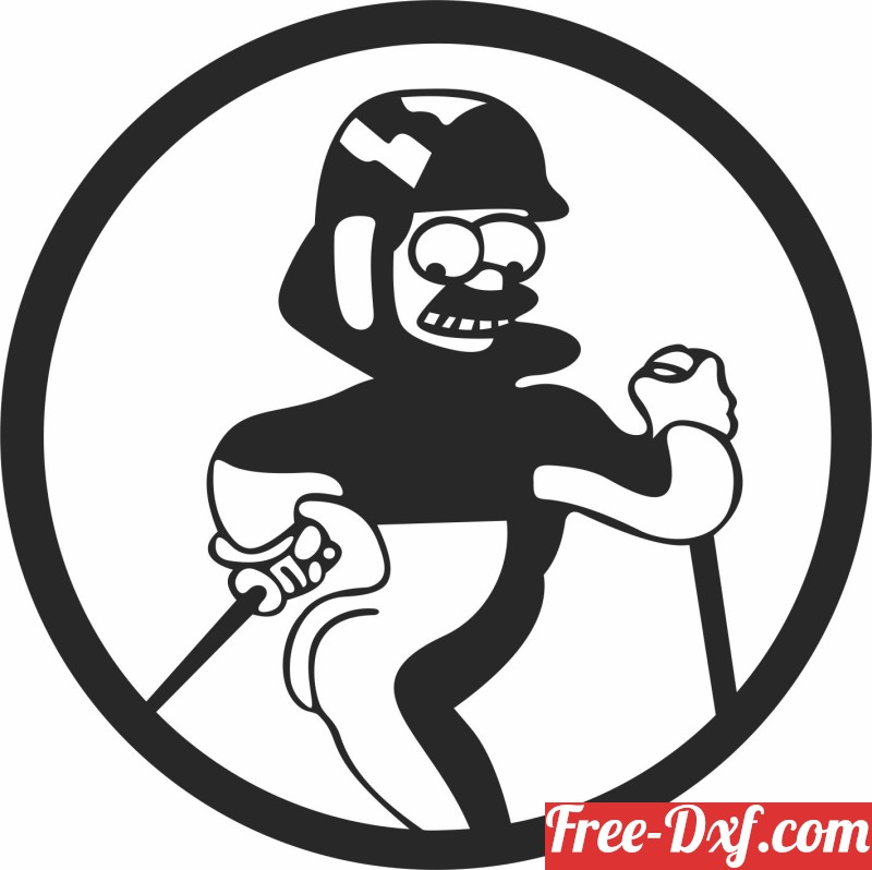 Download ned flanders simpsons clipart dxf iPg3E High quality fre