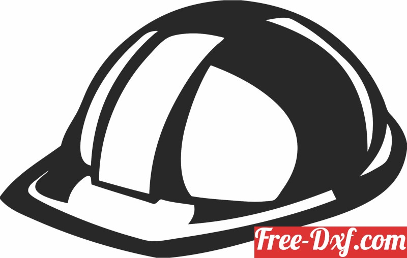 Download hardhat helmet iQrN9 High quality free Dxf files, Svg, C