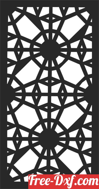 Download decorative panels for doors wall screen pattern dxf irlx