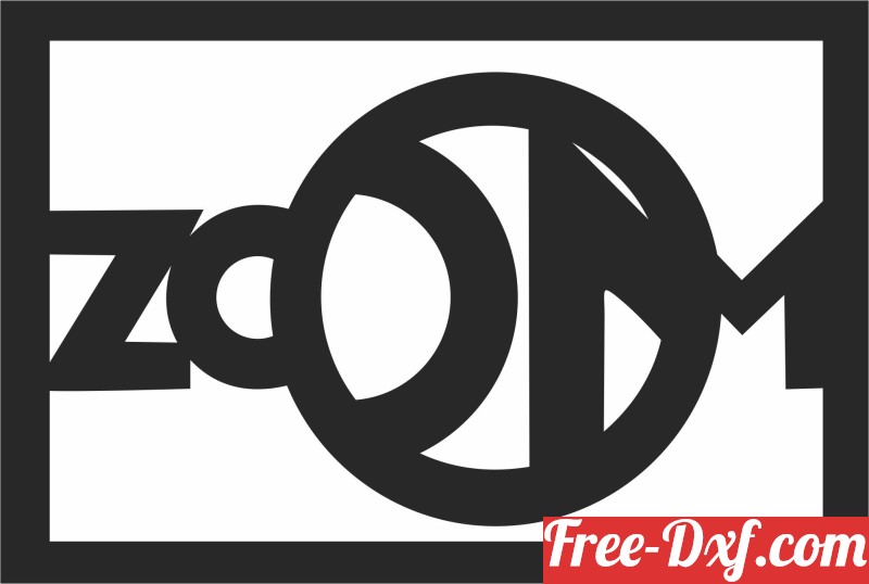 Download zoom wall sign iuN08 High quality free Dxf files, Svg, C