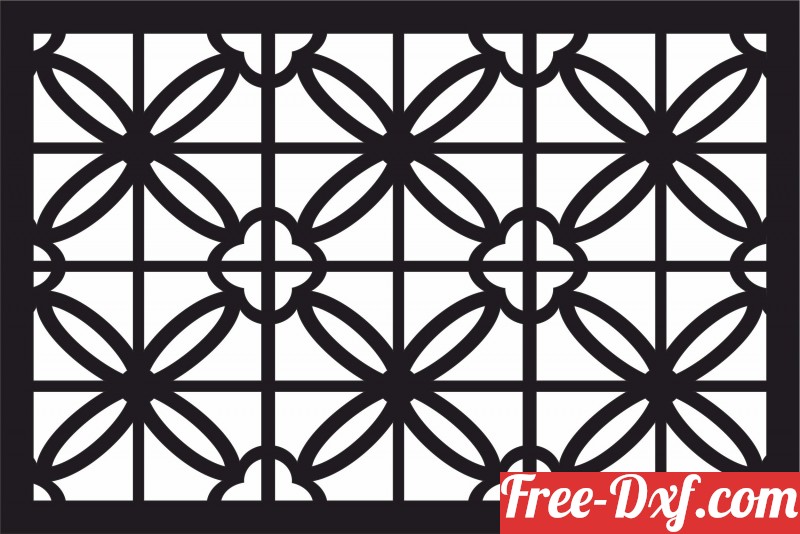 Download decorative panel floral screen pattern partition jV9b8 H