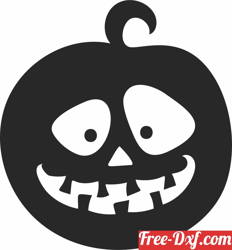 Download funny pumpkin halloween art jyybO High quality free Dxf