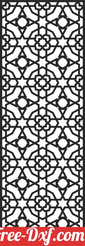Download Wall decorative PATTERN wall PATTERN dxf lILLl High qua