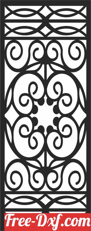 Download door panel wall screen lSC28 High quality free Dxf files