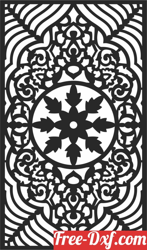 Download WALL Decorative wall lZ5tY High quality free Dxf file