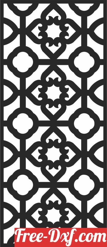 Download PATTERN Wall PATTERN lcCKU High quality free Dxf files,