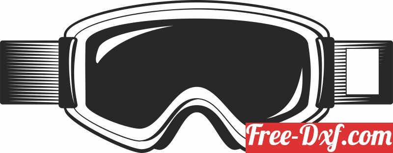 Download Ski goggles cliparts ldNxg High quality free Dxf files,