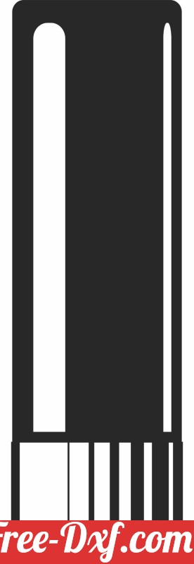 Download hunt rifle bullet dxf lhPL6 High quality free