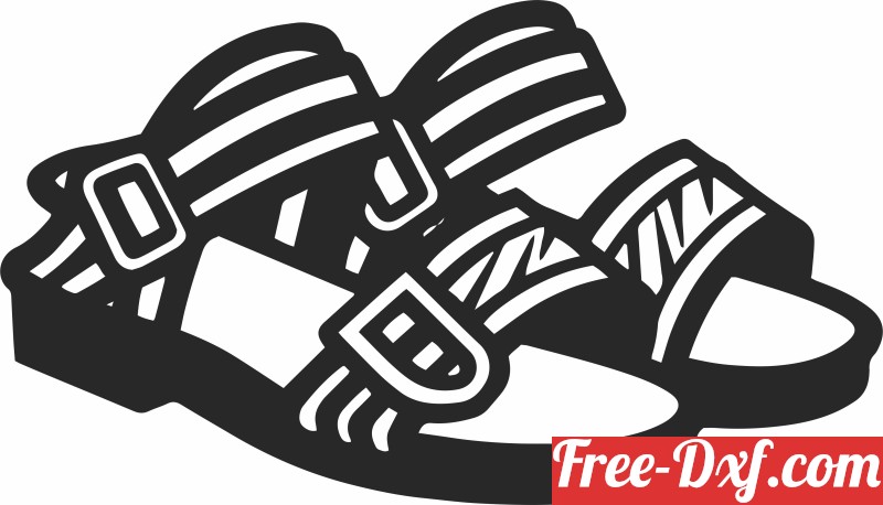 Download pair of sandals svg mDu03 High quality free