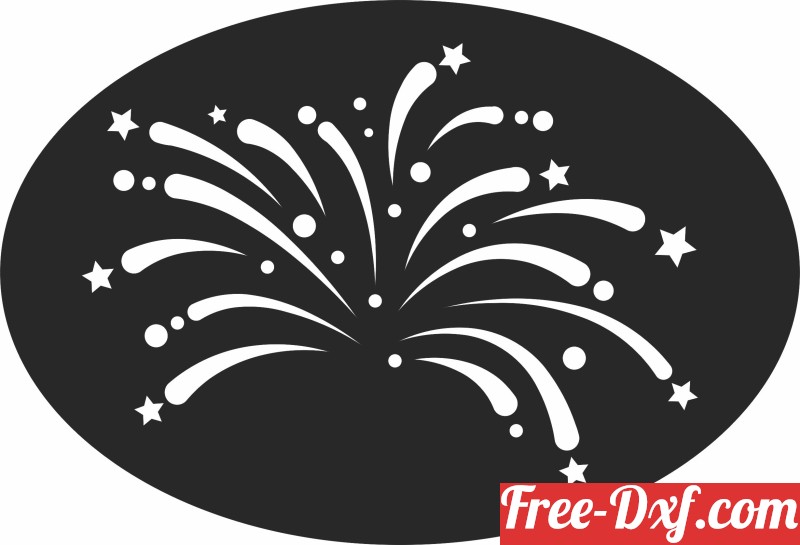 Download Fireworks cliparts meMa7 High quality free Dxf files, Sv