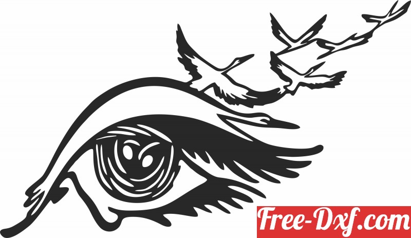 Download eyes birds tears art miNNs High quality free Dxf files,