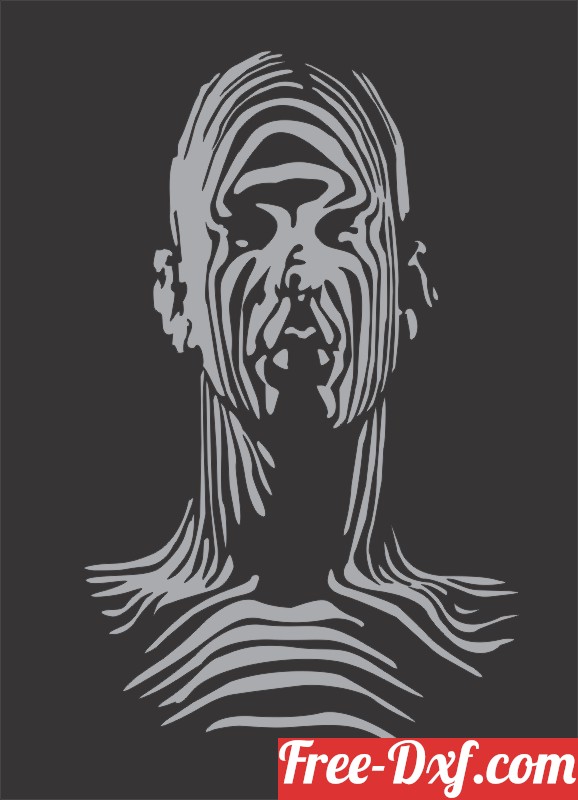 Download portrait decor panel clipart mvCX7 High quality free Dxf