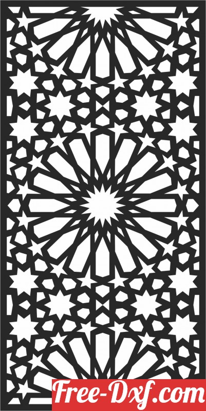 Download Wall screen Wall DECORATIVE Screen pattern cdr n6LrM H