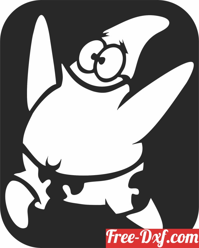 Download patrik star clipart dxf nIZpD High quality free