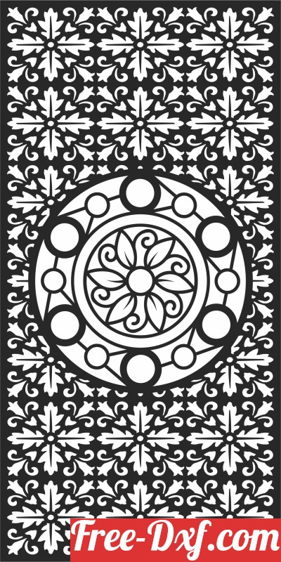 Download decorative Wall door panel dxf nKKbJ High quality free