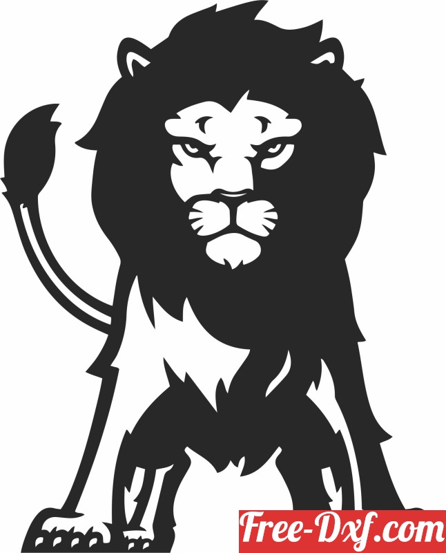 Download lion clipart nzNv6 High quality free Dxf files, Svg, Cdr