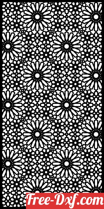 Download floral decorative wall screen partition pattern panels