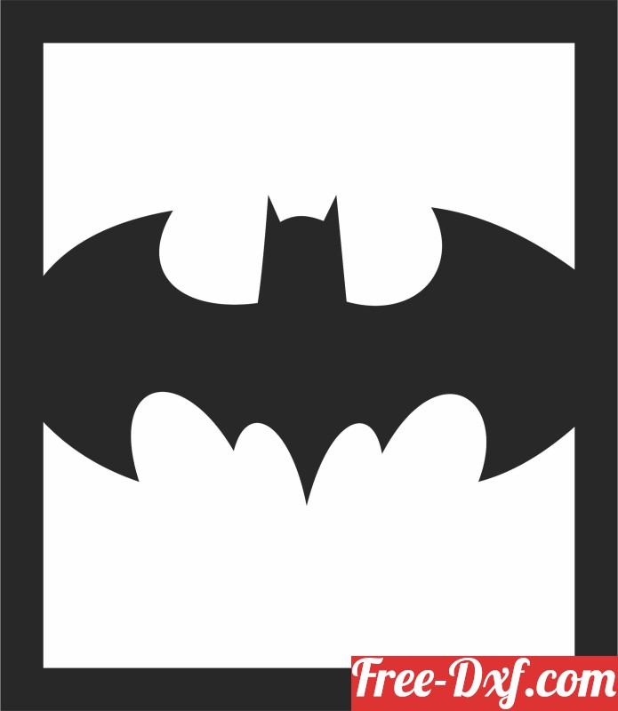 Download Comics batman logo dxf qsGiF High quality free