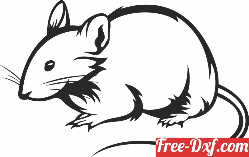 Download mouse rat clipart r3KZb High quality free Dxf files, Svg