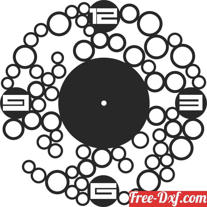 Download decorative circles wall clock rMAtj High quality free Dx
